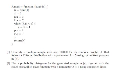 Solved A Random Variable X Follows A Poisson Distribution