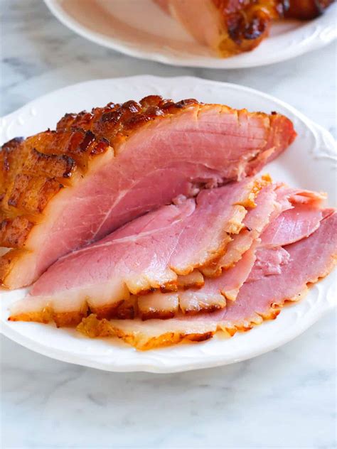 Brown Sugar Honey Glazed Baked Ham Recipe