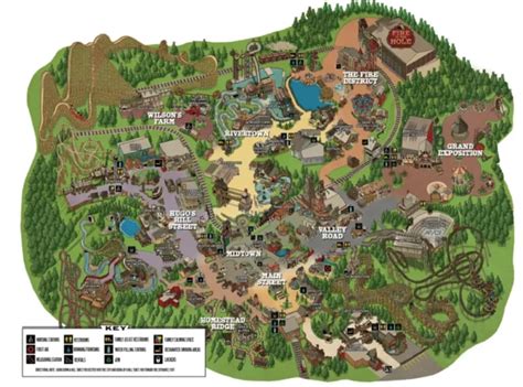 Silver Dollar City Map All Maps