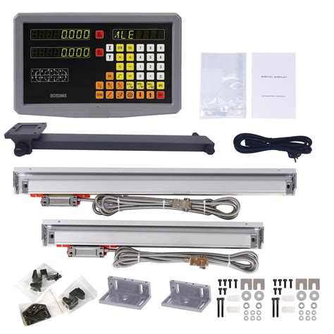 Sds2ms Lathe Milling Dro Set 2 Axis Digital Readout Ka300 Linear Scale Ttl 0 005mm Ka 300