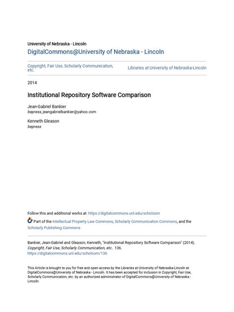 institutional repository software comparison pdf metadata digital