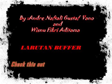 Larutan Buffer Ppt