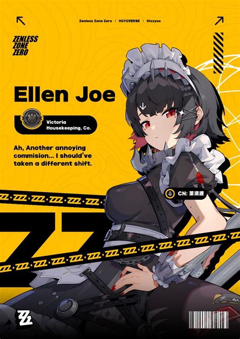 Ellen Joe Gfx Ilustrasi Karakter Gambar Karakter Gambar Anime