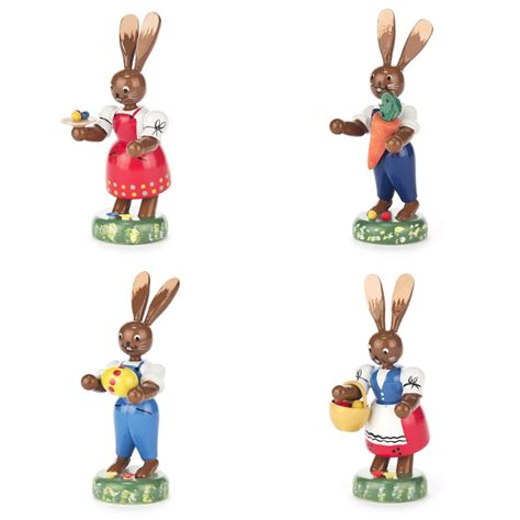 Handmade Wooden Easter Rabbits The Crafty Squirrel