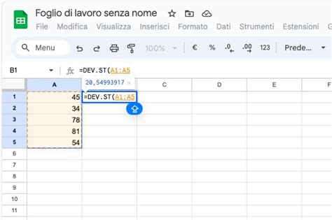 Come Calcolare La Deviazione Standard Su Excel Salvatore Aranzulla