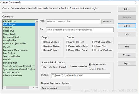 Source Insight 40 中如何配置格式化工具astylewshfxy的博客 Csdn博客