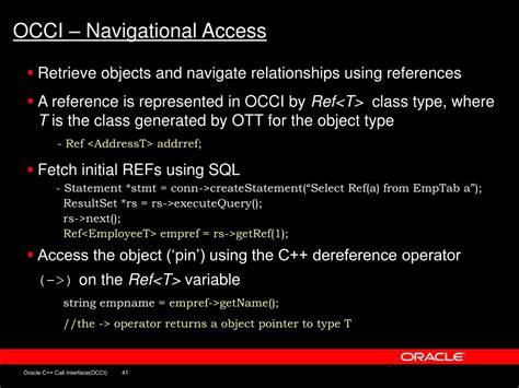 Ppt Oracle C Call Interface Occi Shankar Iyer Oracle India Powerpoint Presentation Id