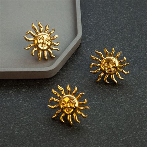 Brass Sun Knobssun Drawer Handlesbrass Knobs Brass Handles Drawer