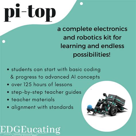 Edgeucating Pitop Stem Steam Robotics Coding Ai Stemedu
