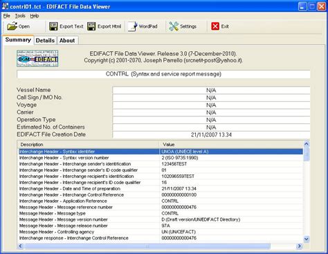 Edifact Viewer For Windows