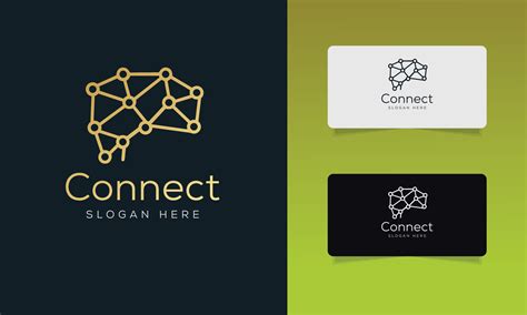 Connect Modern Logo Design Vector 8056768 Vector Art At Vecteezy