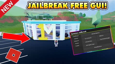 New Vynixius Jailbreak Gui Free Script Roblox Youtube