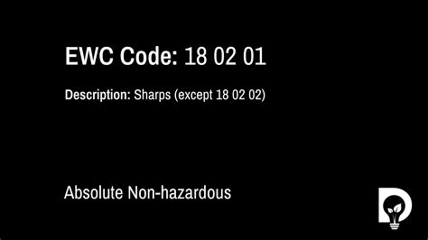Ewc Code 18 02 01 Your Dsposal