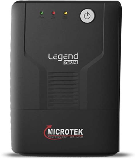Microtek Legend 750m Line Interactive Ups 650va 360w Micro Processor Based Ups System An Ideal