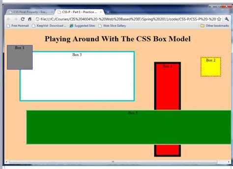 Solved Experiment With The CSS Box Model And The Absolute Chegg Com