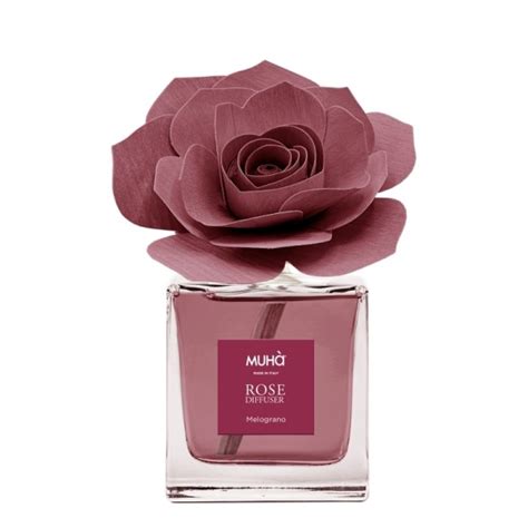 Melograno Diffusore Dambiente Con Rosa Bordeaux Ml Muhà