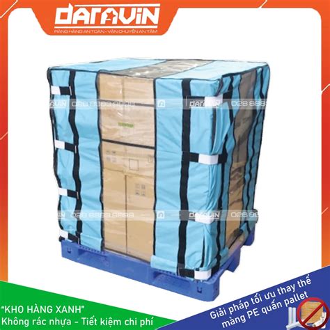 Reusable Pallet Wrap With Canvas