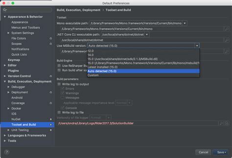 Rider Project Cannot Be Loaded On Macos Method Open Of