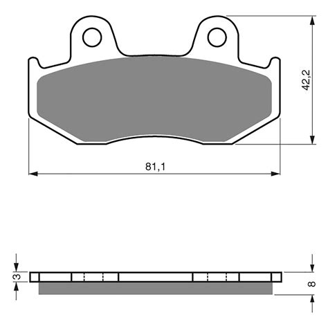 Goldfren K5 Off Road Racing Brake Pads Gf102k5 Goldfren K5 Off Road Racing Brake Pads Gf102k5