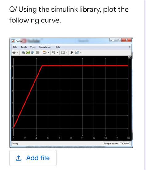solved q using the simulink library plot the following