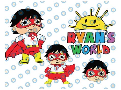 Ryans World Characters Png Svg  Digital Downloads Birthd Inspire