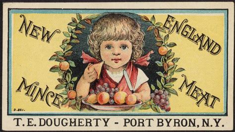new england mince meat [front] new england vintage advertisements