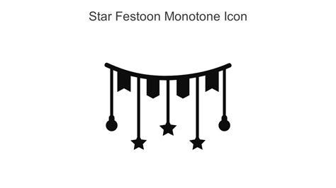 Star Festoon Monotone Icon In Powerpoint Pptx Png And Editable Eps Format PPT PowerPoint