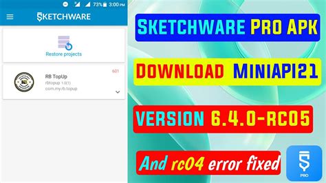 Sketchware Pro Miniapi21 V640 Rc05 And Rc04 Apk Download Latest Version Youtube