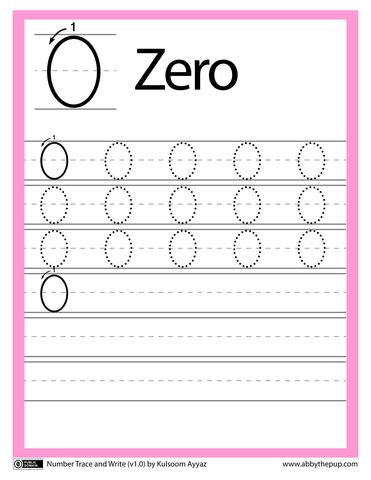 Number Trace And Write Free Printable Puzzle Games