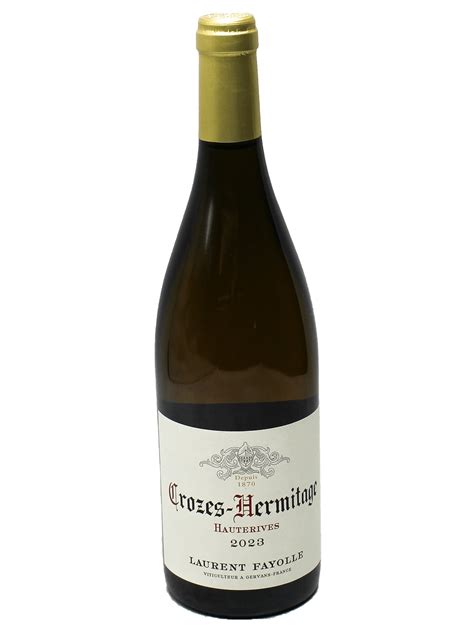 2023 Laurent Fayolle Crozes Hermitage Blanc Hauterives V90