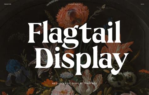 Flagtail Display Font Fonts Hut