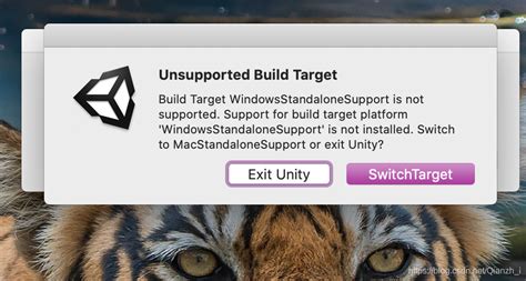 ios平台打开unity3d资源包出现unsupported build target提示 error building player