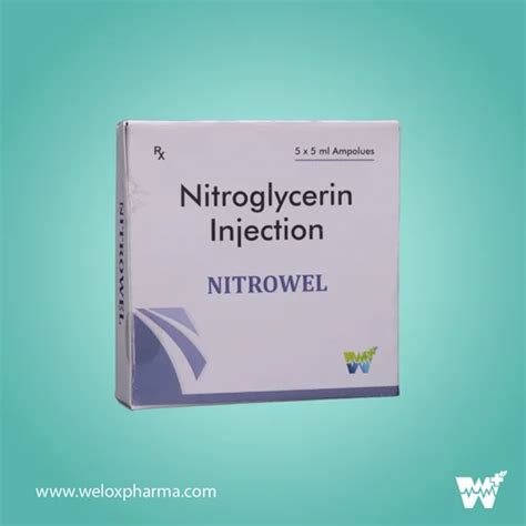 Nitrowel Nitroglycerin Injection At ₹ 25 Piece Nitroglycerin Injection In Surat Id