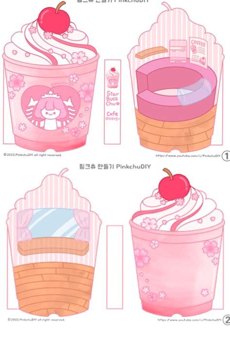 Squishy Book Starbucks In 2022 Hello Kitty Toys Paper Dolls Paper Dolls Clothing