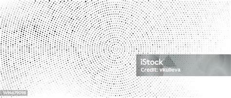 Radial Halftone Dots Spotted And Dotted Stains Gradient Background