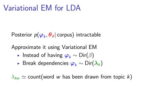 Interactive Latent Dirichlet Allocation Ppt