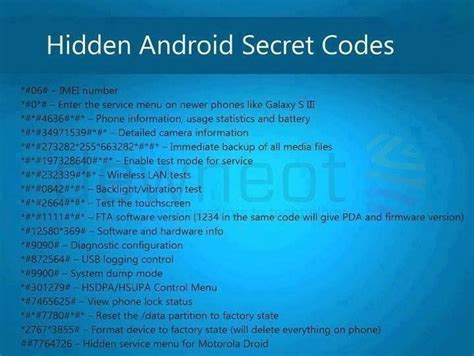 32 Secret Codes That Every Android Smartphone User Should Know Artofit