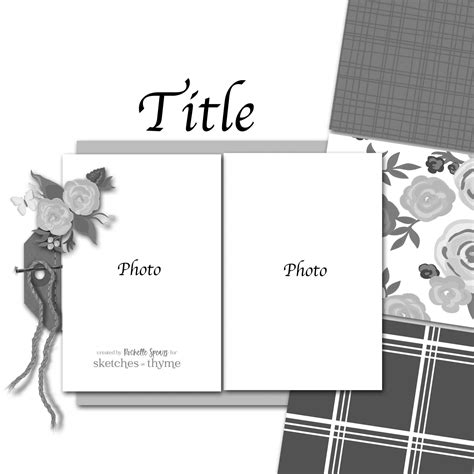 Even More Scrapping 2nd Grade Class Photo Layout