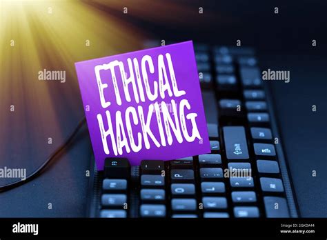 Conceptual Display Ethical Hacking Business Approach Act Of Locating Weaknesses And