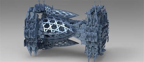 Cyberpunk Weaved City Mega Block 3d Model Cgtrader