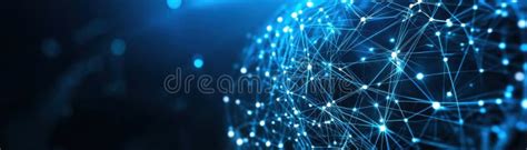 Highly Detailed Digital Illustration Of A Glowing Interconnected World Globe Representing Global