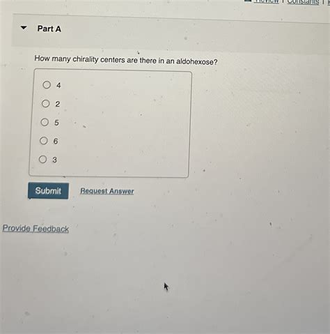 Solved Part AHow many chirality centers are there in an | Chegg.com