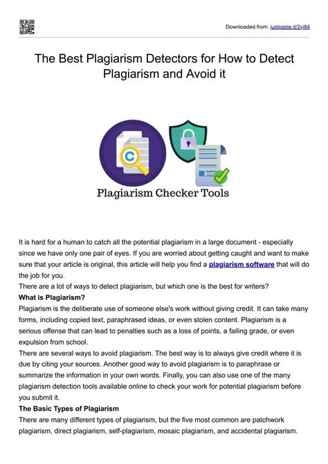 the best plagiarism detectors for how to detect plagiarism and avoid it