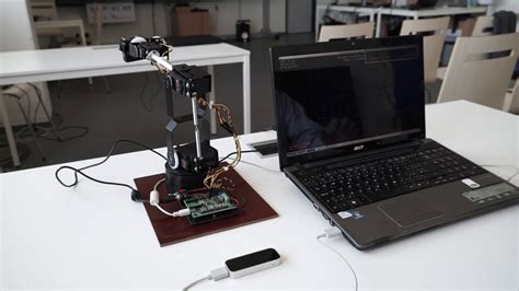 Robotic Hand Controlled By Leap Motion Youtube