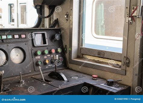 Cockpit Of Thai Train Editorial Image 83602324