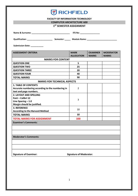 Computer Archtecture 600 1 Faculty Of Information Technology Computer