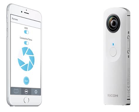 Ricoh Theta HDR App für iOS und Android Feelestate