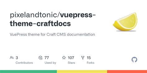 Github Pixelandtonicvuepress Theme Craftdocs Vuepress Theme For