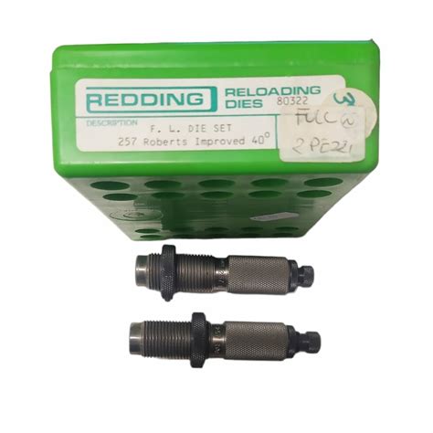 F L Die Set 257 Roberts Improved 40° 80322 2 Pezzi Armeria