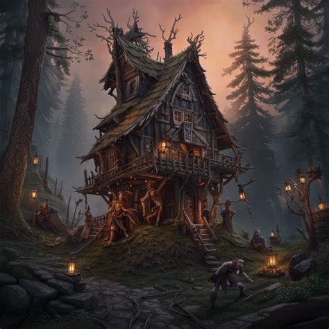 Baba Yagas Hut Ai Generated Artwork Nightcafe Creator